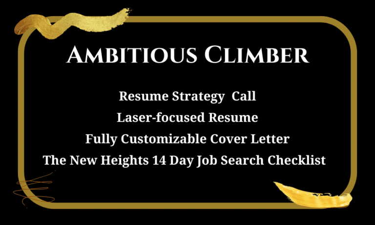 Ambitious Climber - New Heights Career Services